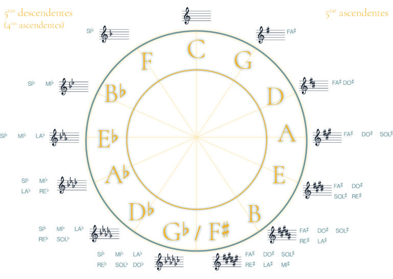 El Círculo de Quintas: explicación y cómo usarlo – Cresciente: Academia ...